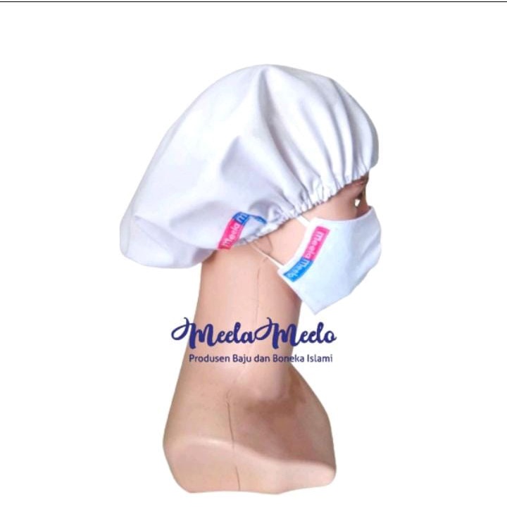 Jual Topi Operasi Surgical Cap Topi Chef Koki Masak Topi Pekerja Pabrik ...