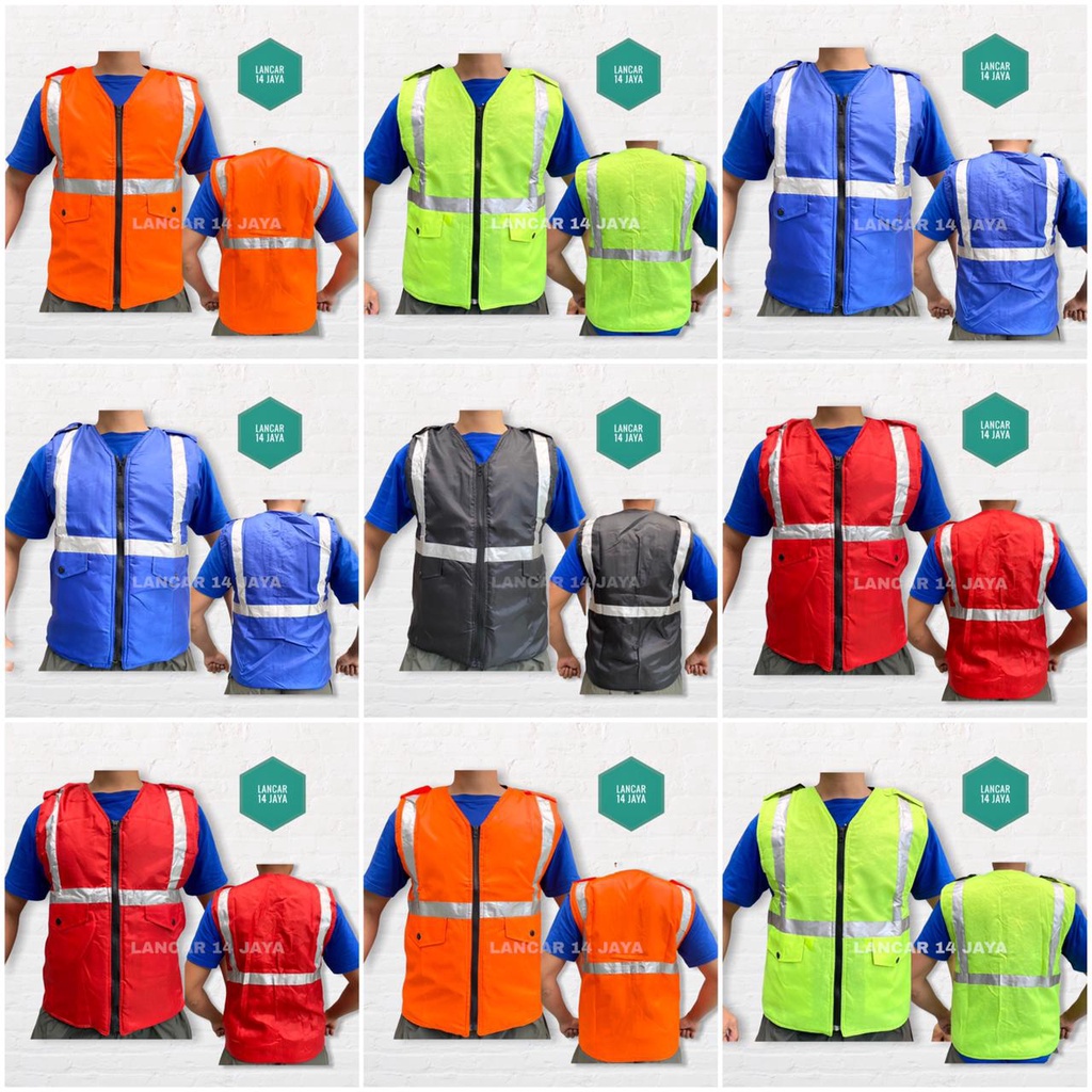 Jual Rompi Parasit / Parasut - Rompi Safety - Rompi Proyek - Rompi Ojek ...