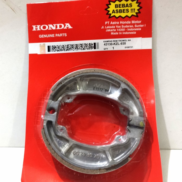 Jual KAMPAS REM TROMOL BELAKANG HONDA BEAT FI, VARIO 110 125 150 FI NEW ...