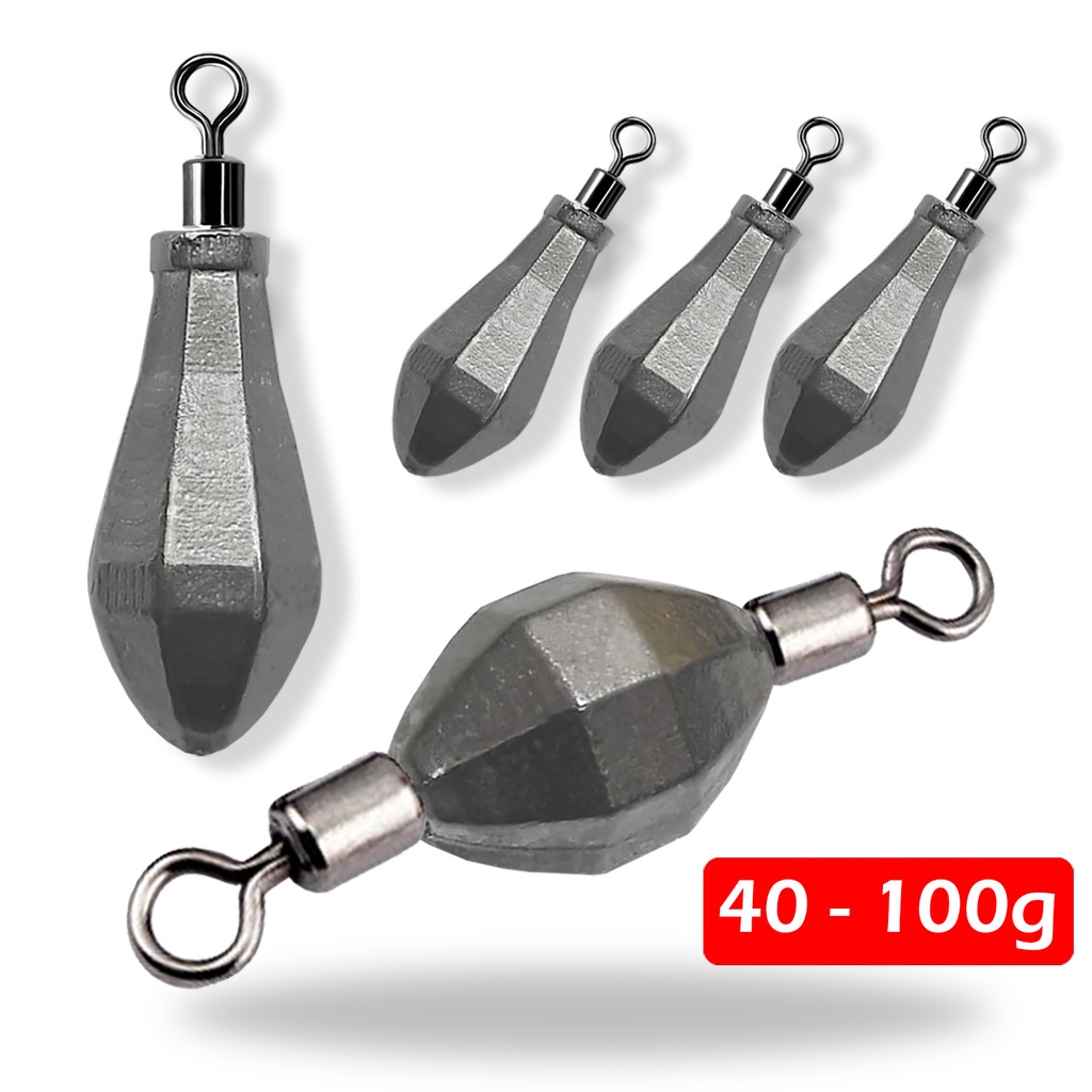 Jual Rolling Sinker Premium Bandul Pancing Bahan Timah Rig Dropshot ...