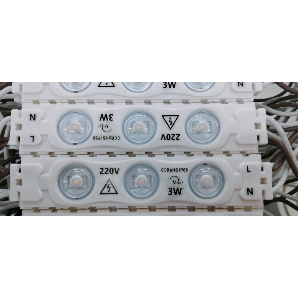 Jual LAMPU LED MODULE 220V 3 MATA / LAMPU MODULE LED 220V | Shopee ...
