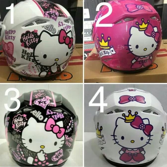 Jual HELM ANAK GM EVO TEEN HELLO KITTY 4 WARNA HELLO KITTY | Shopee ...