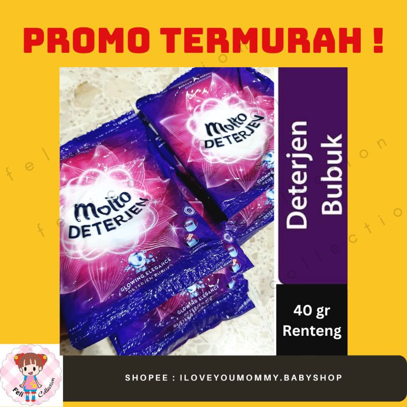 Jual MOLTO RINSO DETERJEN BUBUK RENTENGAN 40GR (1RENTENG 6PCS) | Shopee ...