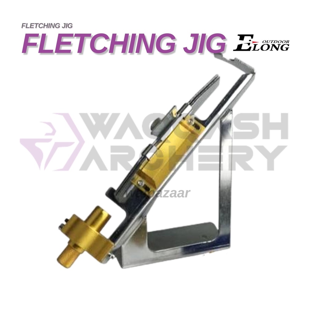 Jual ELONG FLETCHING JIG Alat Pasang Vanes Bulu Arrow | Shopee Indonesia