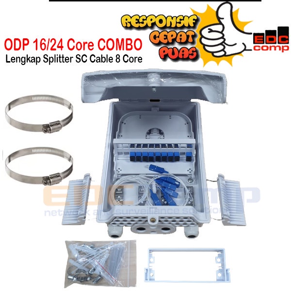 Jual ODP 8 Core 16 Core Lengkap Spliter|mini ODP 16C 8C Lengkap Double ...