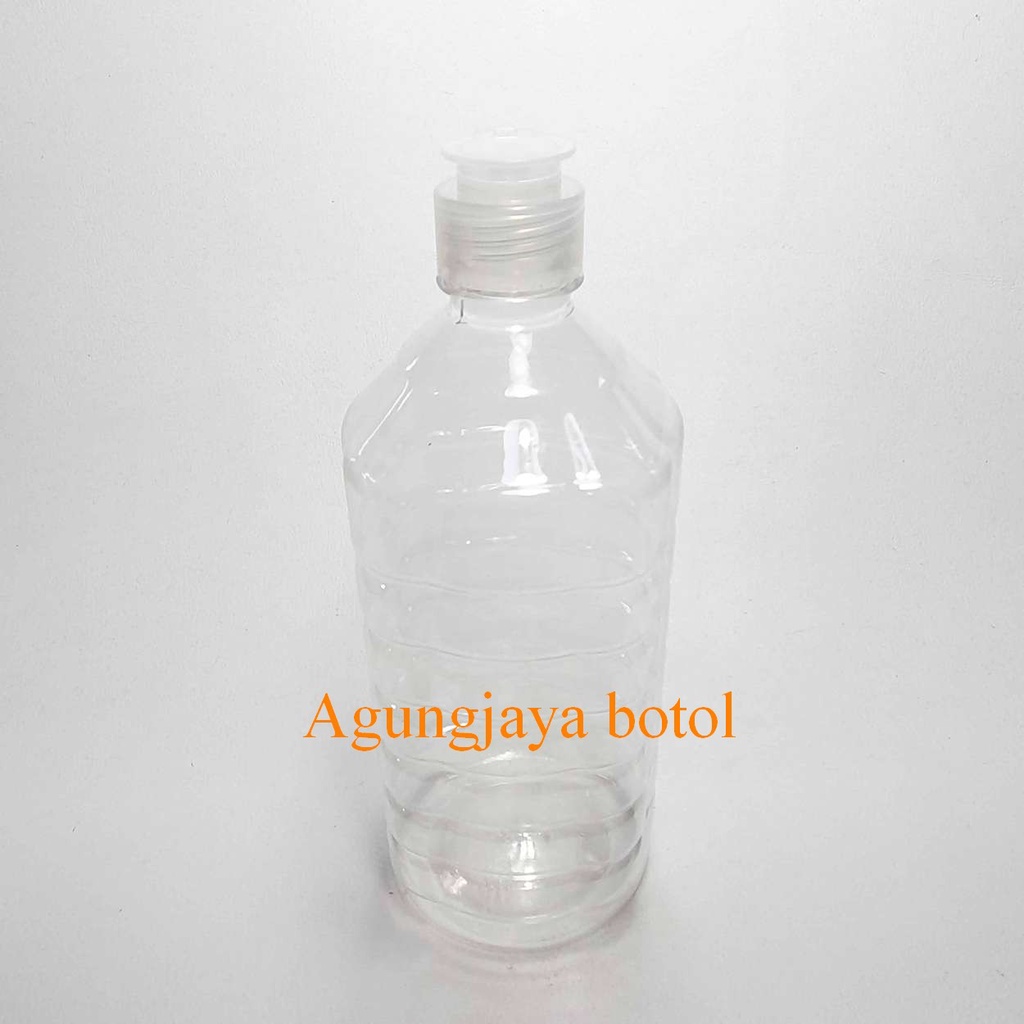 Jual Botol Pet 1 L Kotak Pendek Tutup Fliptop Jamur / Botol Plastik ...