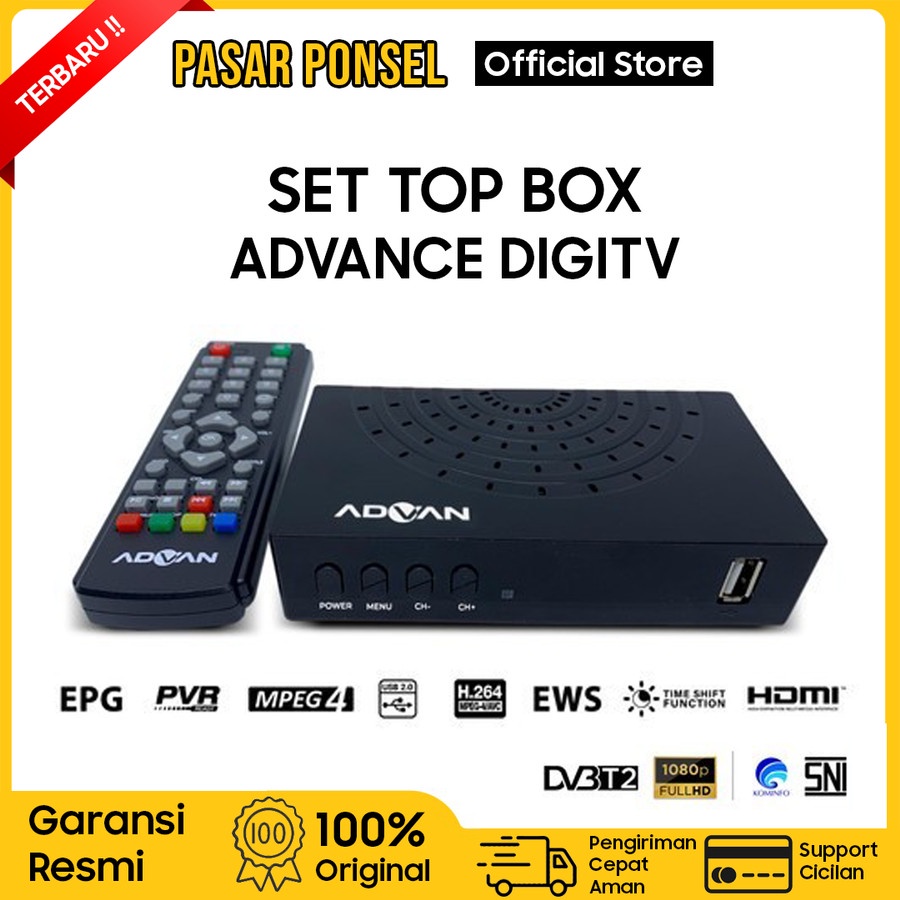 Jual ADVANCE DIGITV SET TOP BOX FULL HD 1080p GARANSI RESMI | Shopee ...