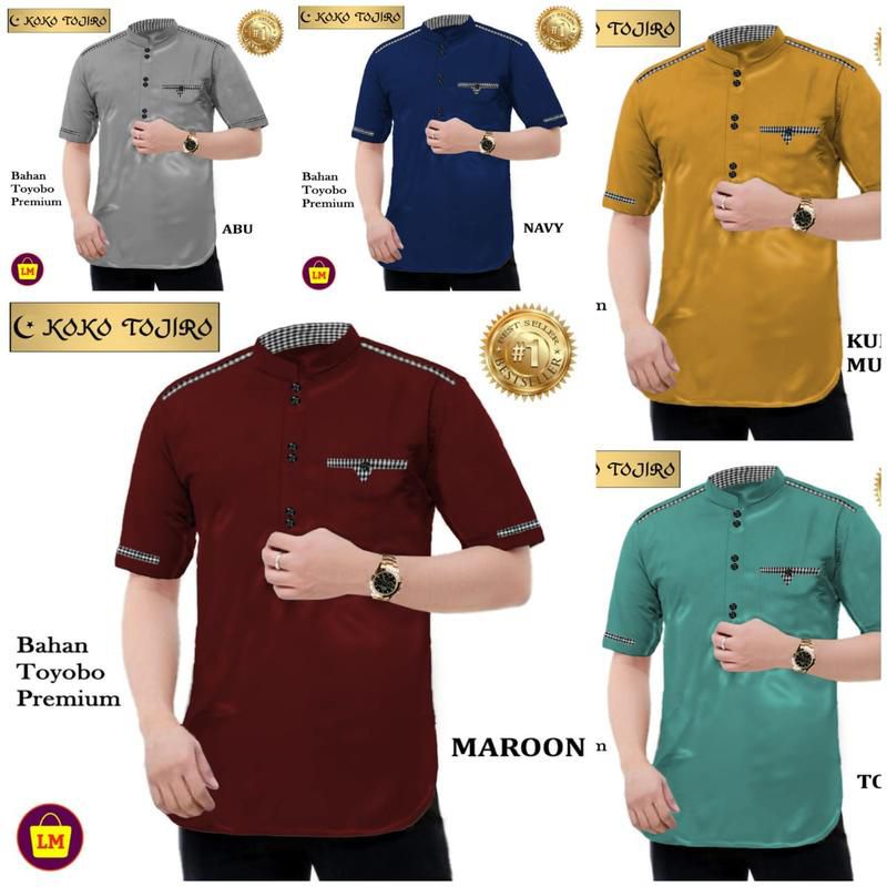 Jual Kemeja Pria Koko tojiro baju muslim pria | Shopee Indonesia Jual Kemeja Pria Koko tojiro baju muslim pria | Shopee Indonesia