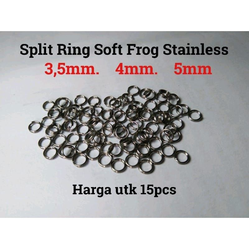 Jual Split Ring Soft Frog 100pcs | Shopee Indonesia
