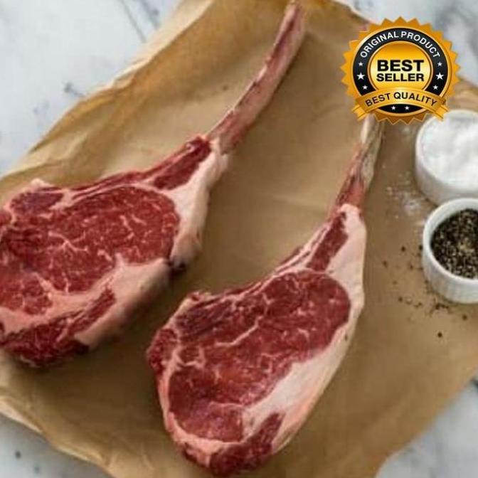 Jual USDA PRIME BEEF TOMAHAWK THICK CUT RIBEYE STEAK DAGING RIBEYE ...