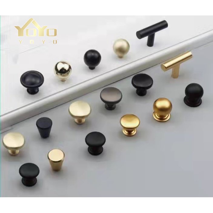 Jual Knob Knop Tarikan Pegangan Handle Laci Pintu Lemari Bintik Emas ...