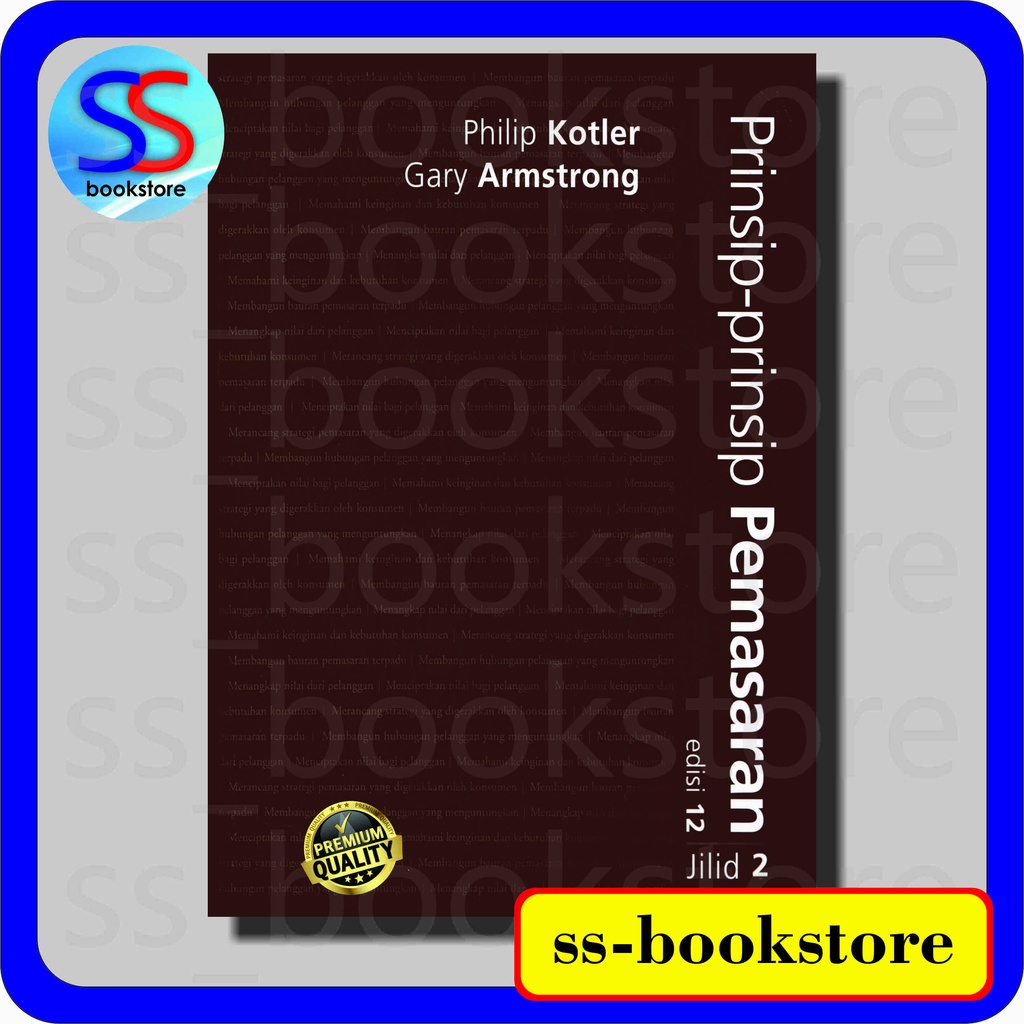 Jual Prinsip prinsip Pemasaran jilid 2 edisi 12 kotler | Shopee Indonesia