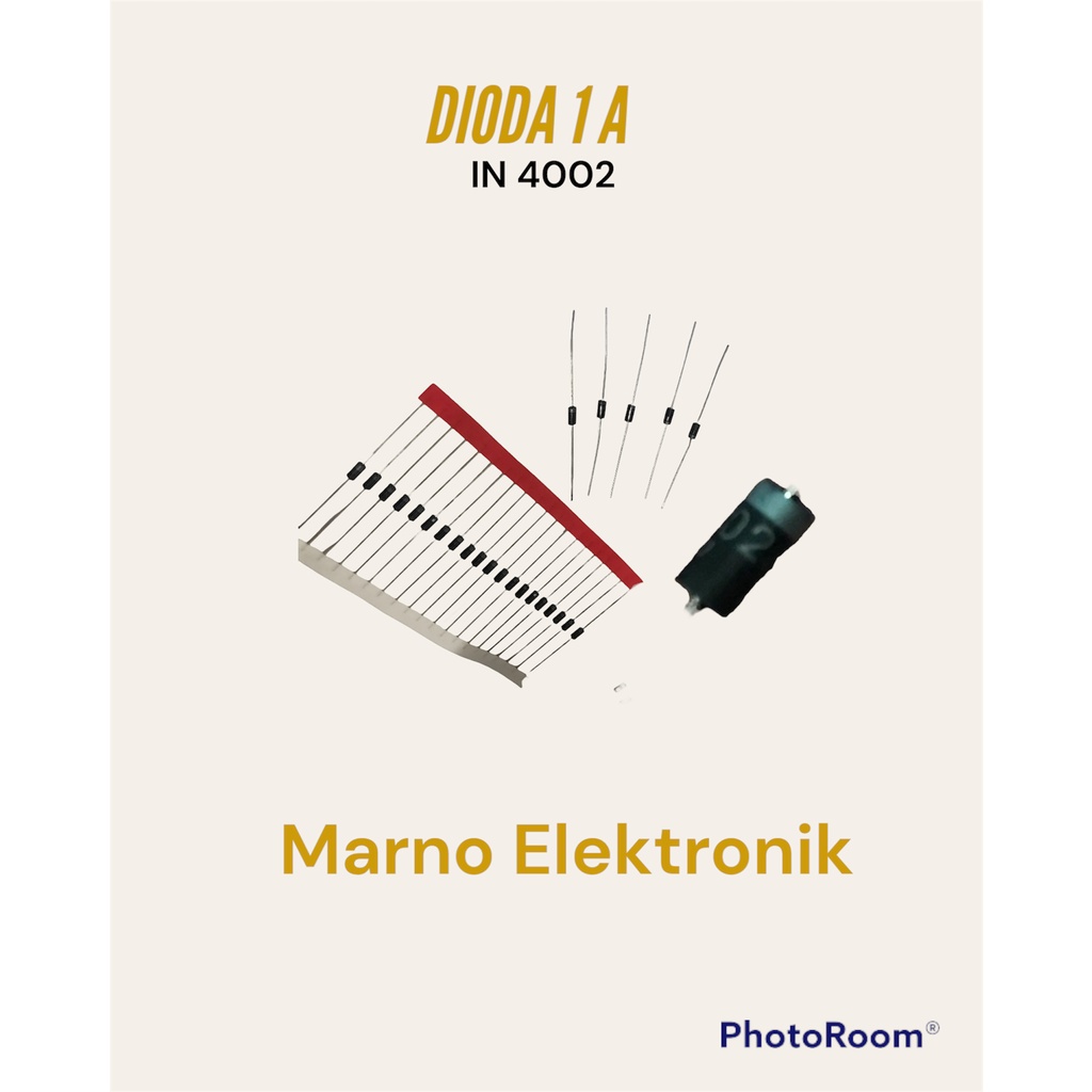 Jual DIODA 1A IN 4002 - IN4002 DIODE 1 AMPER - 1AMPER - IN-4002 ...
