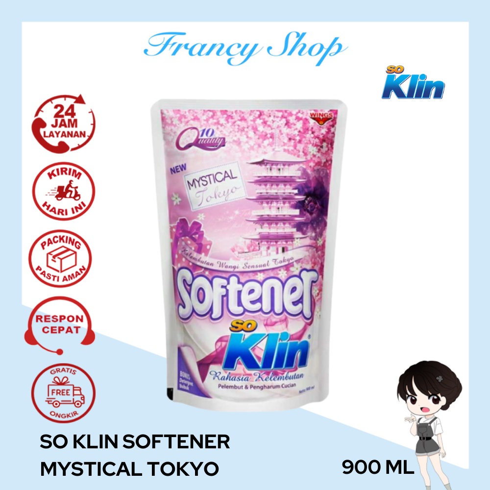 Jual So Klin Softener Mystical Tokyo 900 ml | Shopee Indonesia