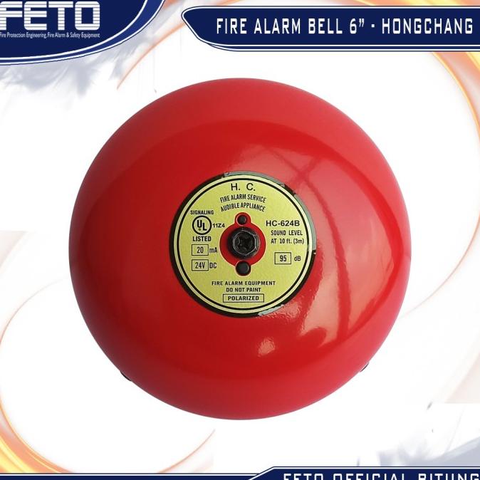Jual TERBARU- Fire Alarm Bell 6" INCH - HONGCHANG (PROMO) | Shopee ...
