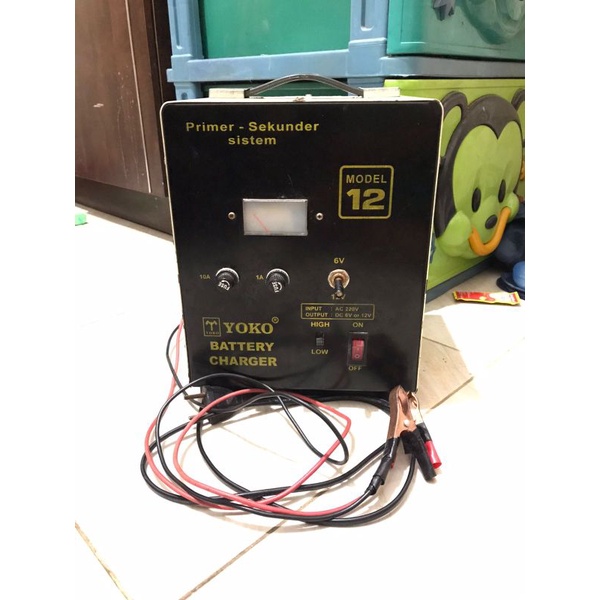 Jual YOKO Charger Aki / Cas Aki Mobil Motor Truk Trafo 12 Amper Fast ...