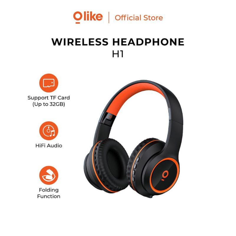 Jual Ca* OLIKE TITAN H1 Headset Gaming Wireless Bluetooth 5.3On-ear ...