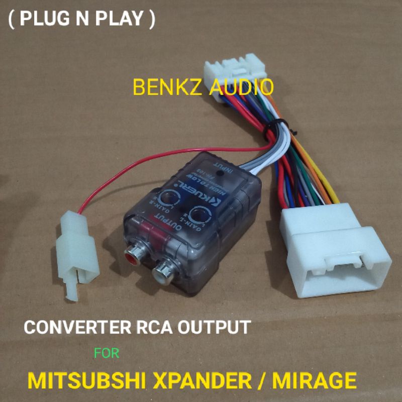 Jual Converter rca output for mitsubishi xpander mirage plug n play | Shopee Indonesia