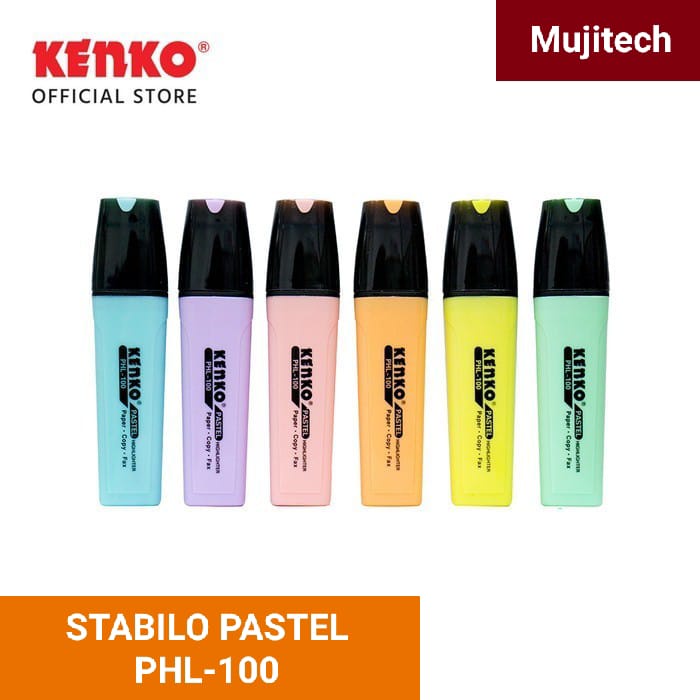 Jual STABILO PASTEL PHL-100 KENKO HIGHLIGHTER PENANDA WARNA | Shopee ...