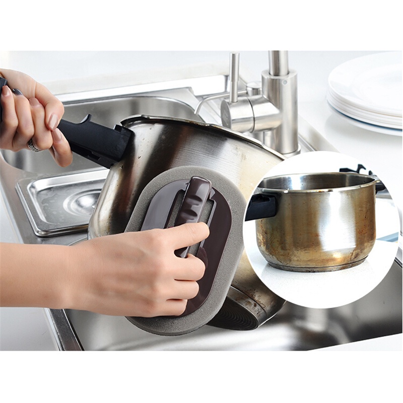Jual BRUSH PEMBERSIH KARAT BESI PANCI KUALI WAJAN KOMPOR TALENAN NANO ...