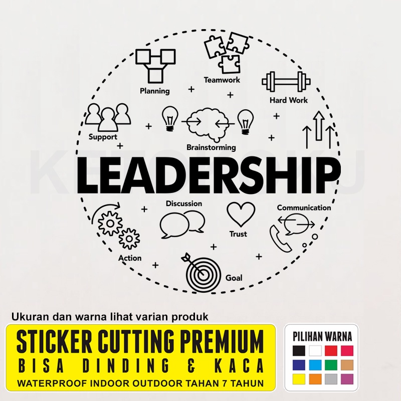 Jual Stiker Dinding dan Kaca Motivasi Kerja Kantor Cutting Sticker ...