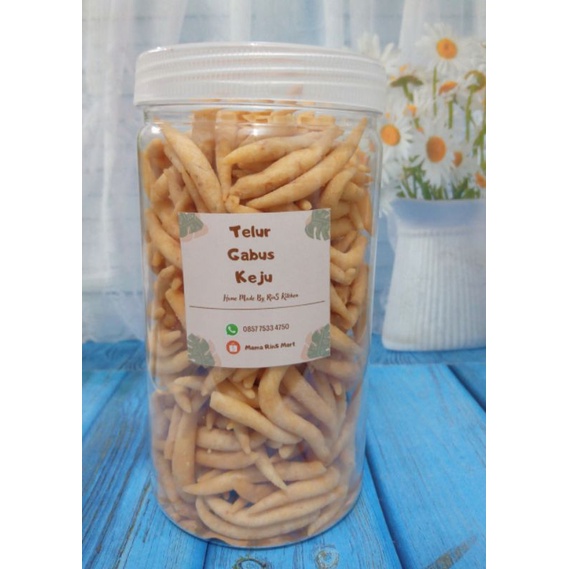 Jual Telur Gabus Keju 300gr (kemasan toples) | Shopee Indonesia