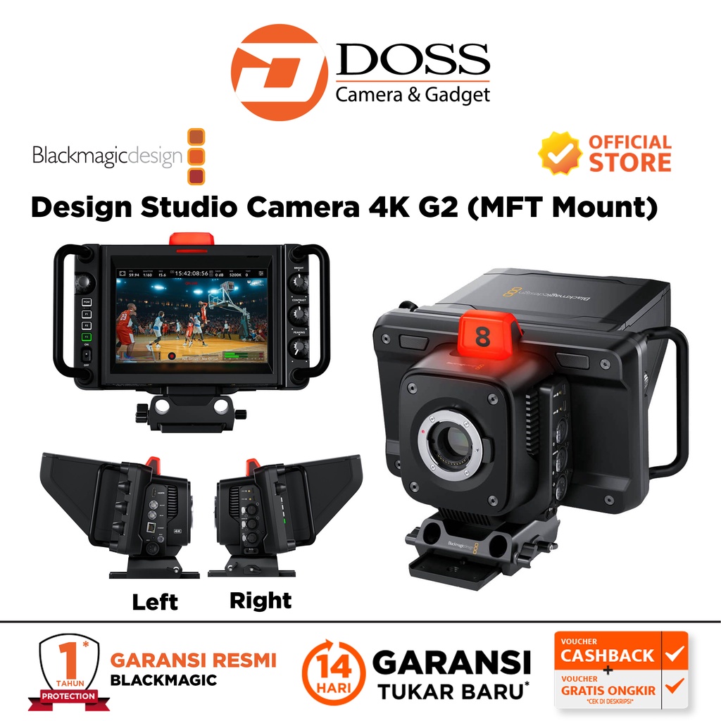 Jual Blackmagic Design Studio Camera 4K G2 (MFT Mount) | Shopee Indonesia