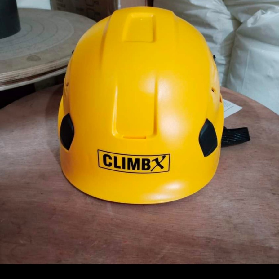 Jual Helm safety climbing kuning Climbx Work at Height | Shopee Indonesia