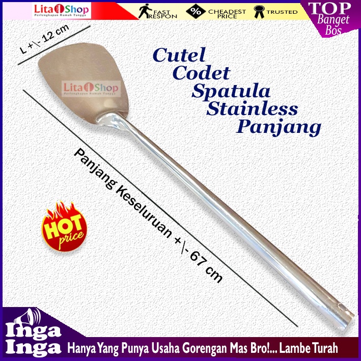 Jual sodet stainless panjang 67 cm | Shopee Indonesia