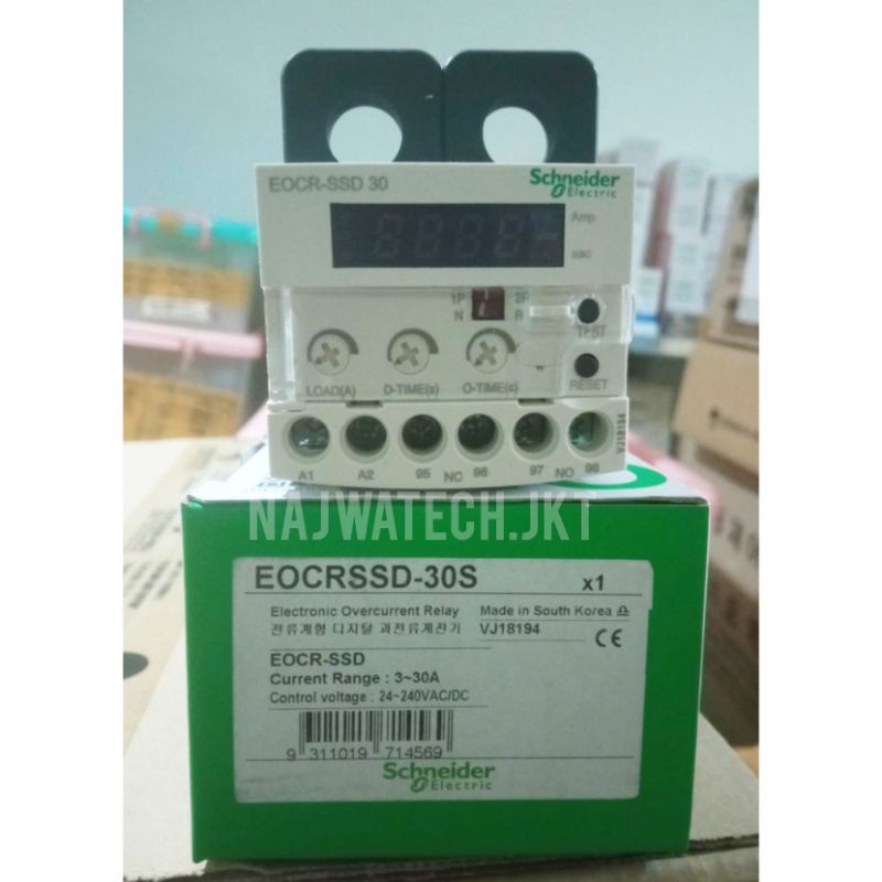Jual EOCR SSD-30S Overload Schneider 220V Digital Schneider | Shopee Indonesia