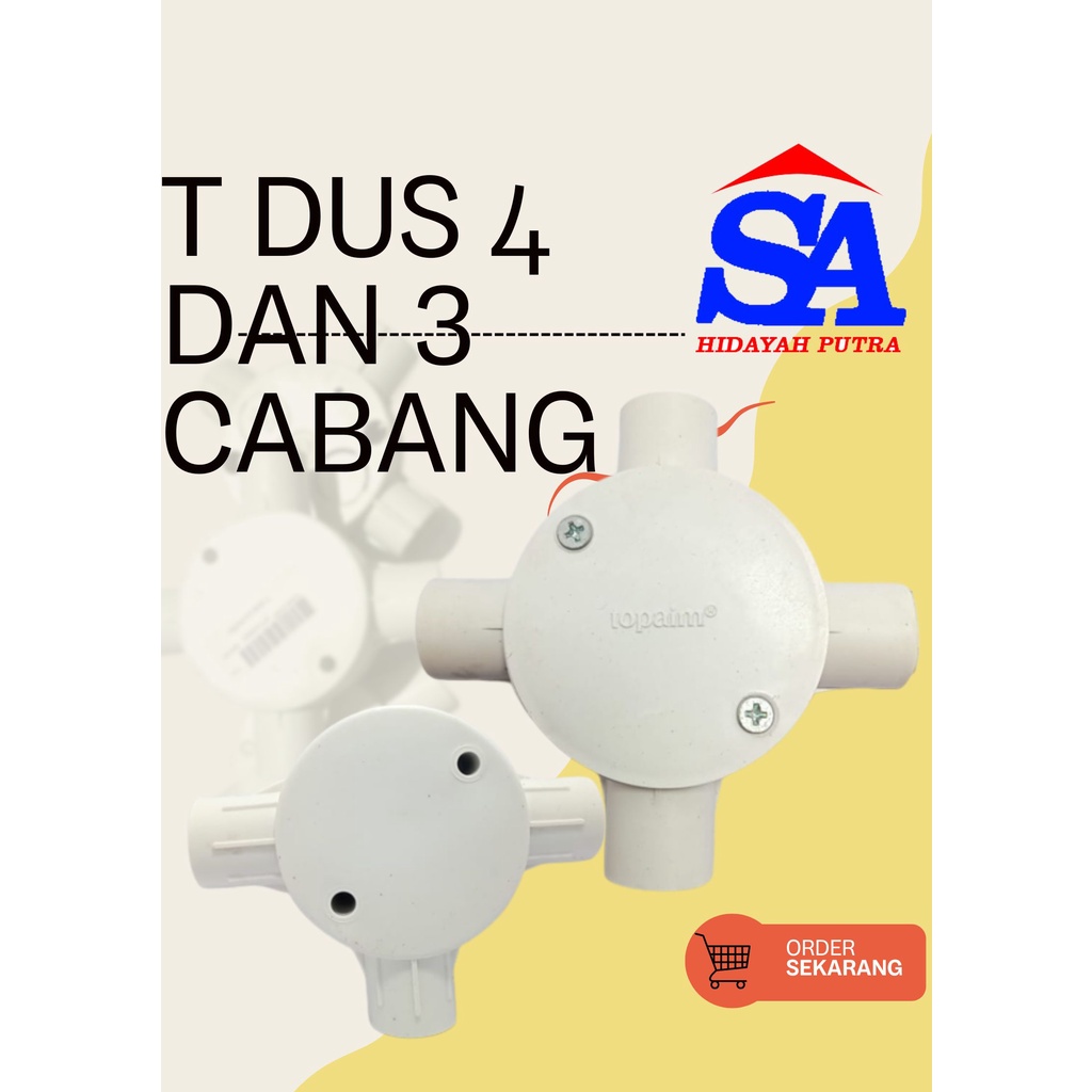 Jual T DUS TDUS TDOS TEDUS TEDOS TEEDUS CONDUIT LISTRIK TERMINAL CABANG ...