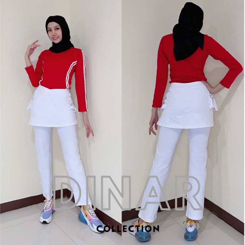 Jual Celana Legging Rok Olahraga Wanita/Legging skirt Senam Yoga Zumba Aerobik Gym Fitnes Women ...