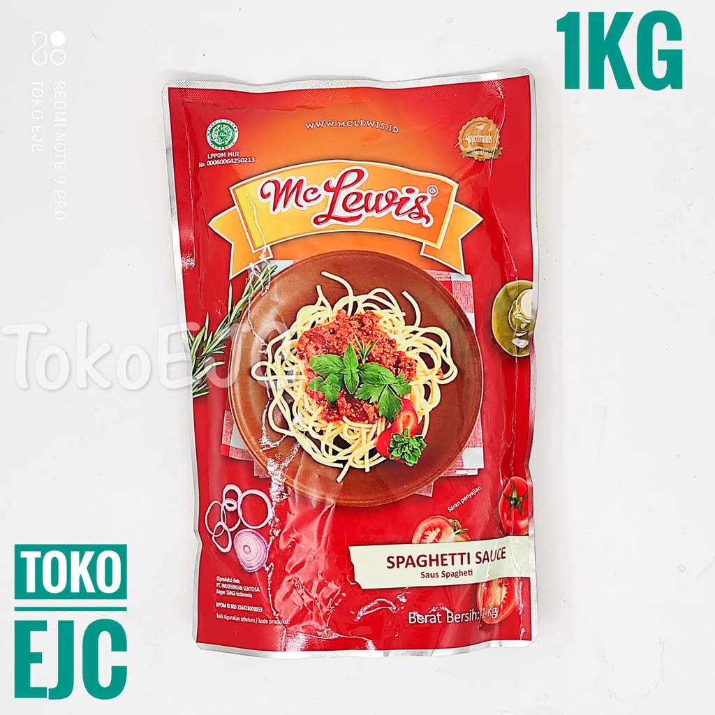 Jual [EJC] Mc Lewis Spaghetti Sauce Saus Spageti 1kg | Shopee Indonesia