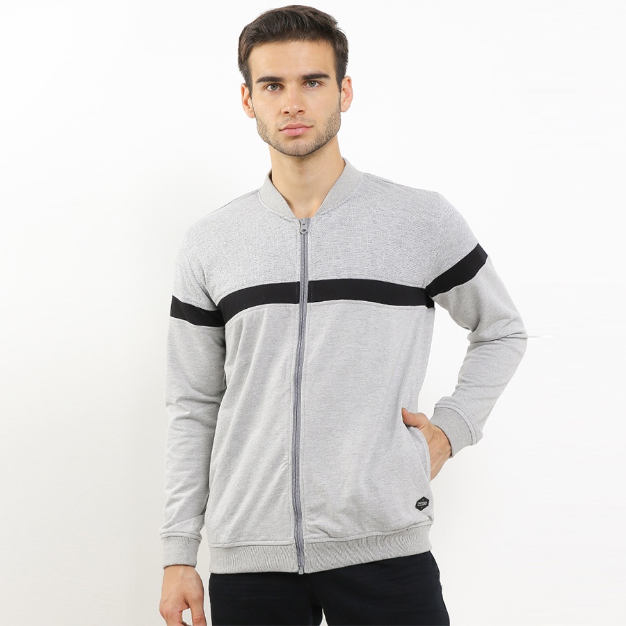 Jual Jaket Bomber Pria Cressida The Next Level CB058G - Abu | Shopee ...