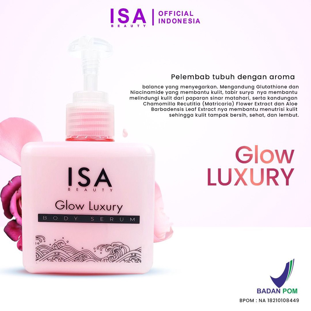 Jual ISA Beauty Glow Luxury Body 250ml Pencerah Badan & Pelembab Kulit ...