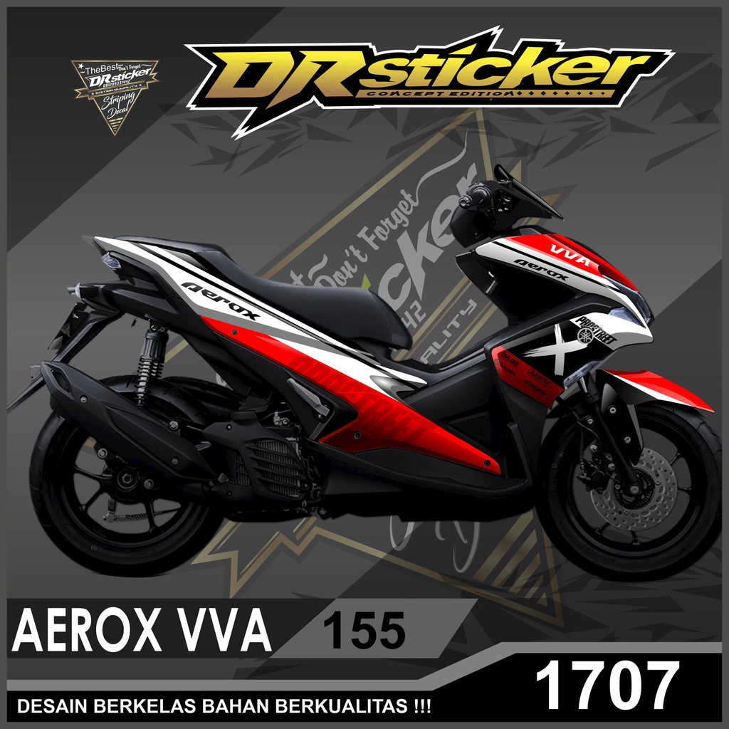 Jual Sticker aerox 155 VVA fullbody Desain Prostreet Grafis Stiker ...