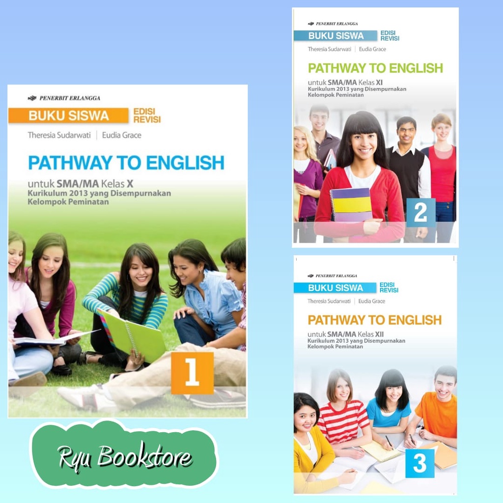 Jual Buku Siswa Pathway To English Kelas 10 11 12 SMA Erlangga | Shopee Indonesia