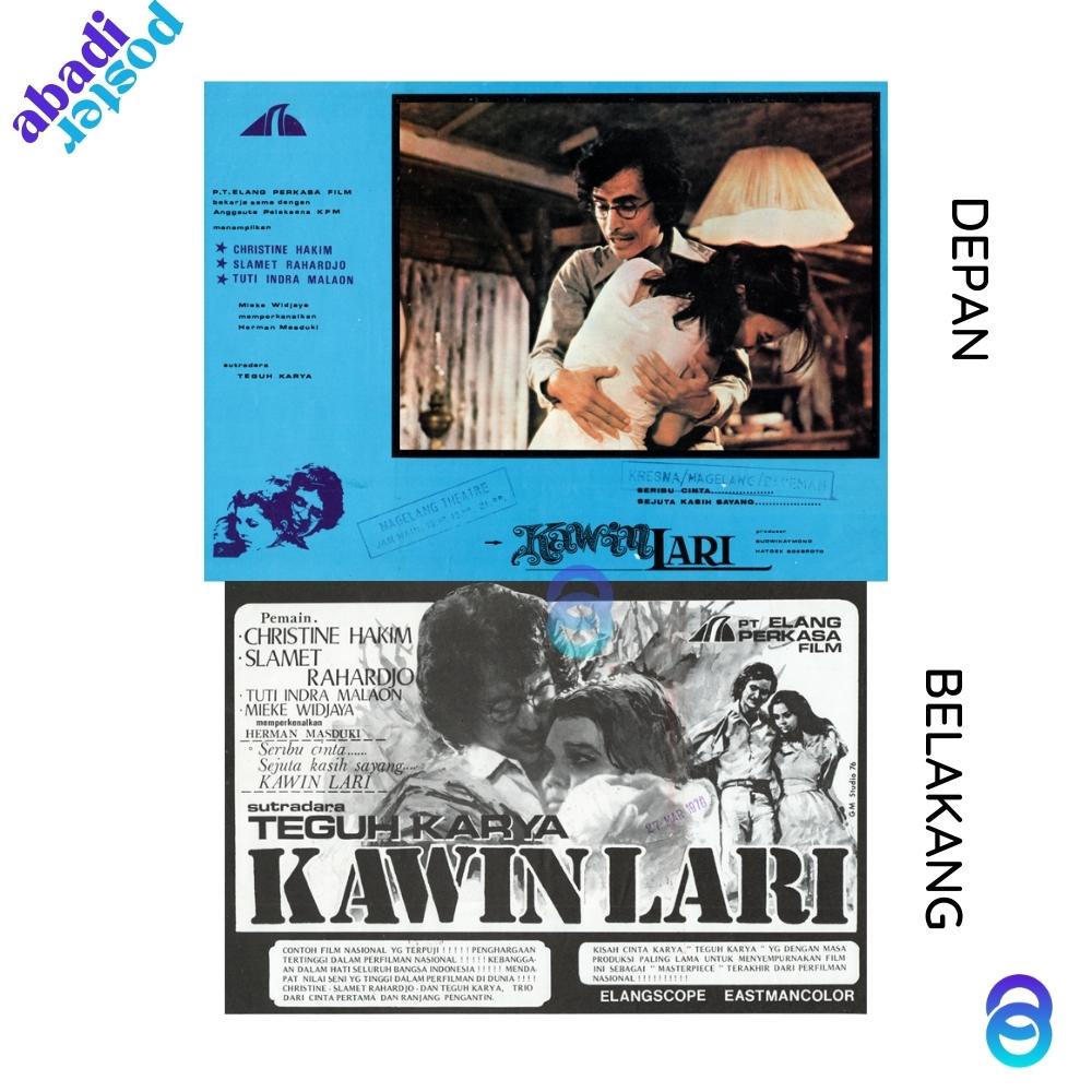 Jual poster film lawas kawin lari christine hakim slamet rahardjo ...
