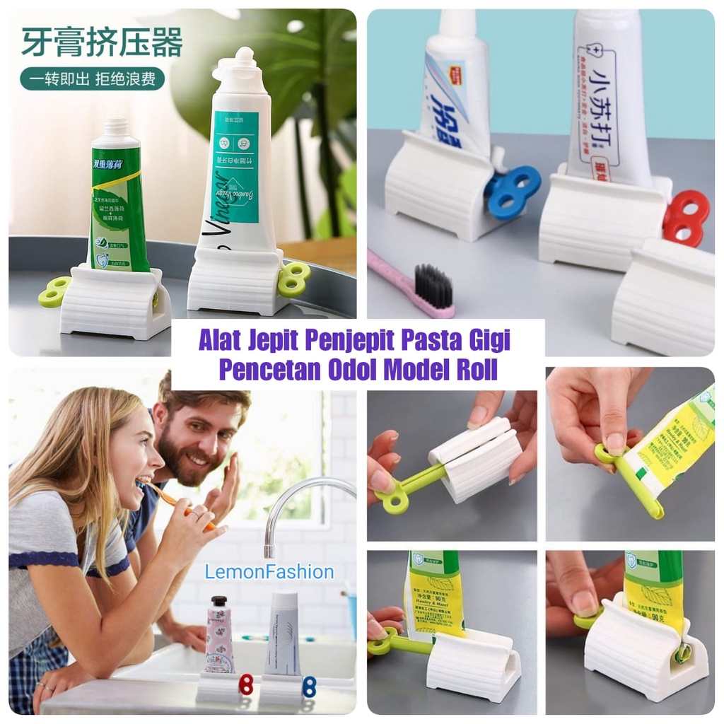 Jual Alat Jepit Penjepit Pasta Gigi Pencetan Odol Model Roll Putar ...