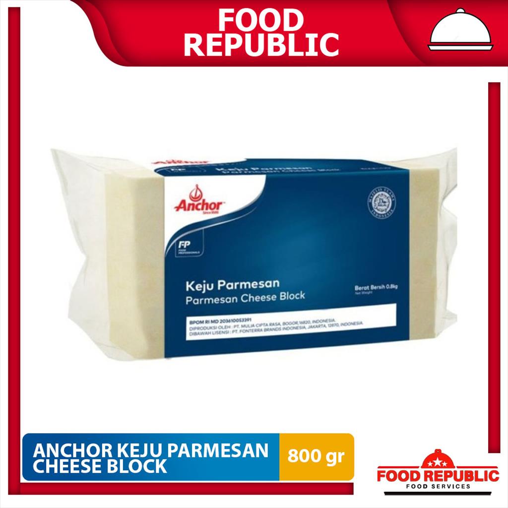 Jual PARMESAN CHEESE BLOCK ANCHOR 800 GR / KEJU PARMESAN BLOK ANCHOR ...
