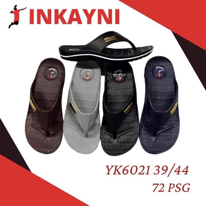 Jual YK6021 Sandal Jepit Karet Pria Dewasa Merek Inkayni Ukuran 39-44 ...