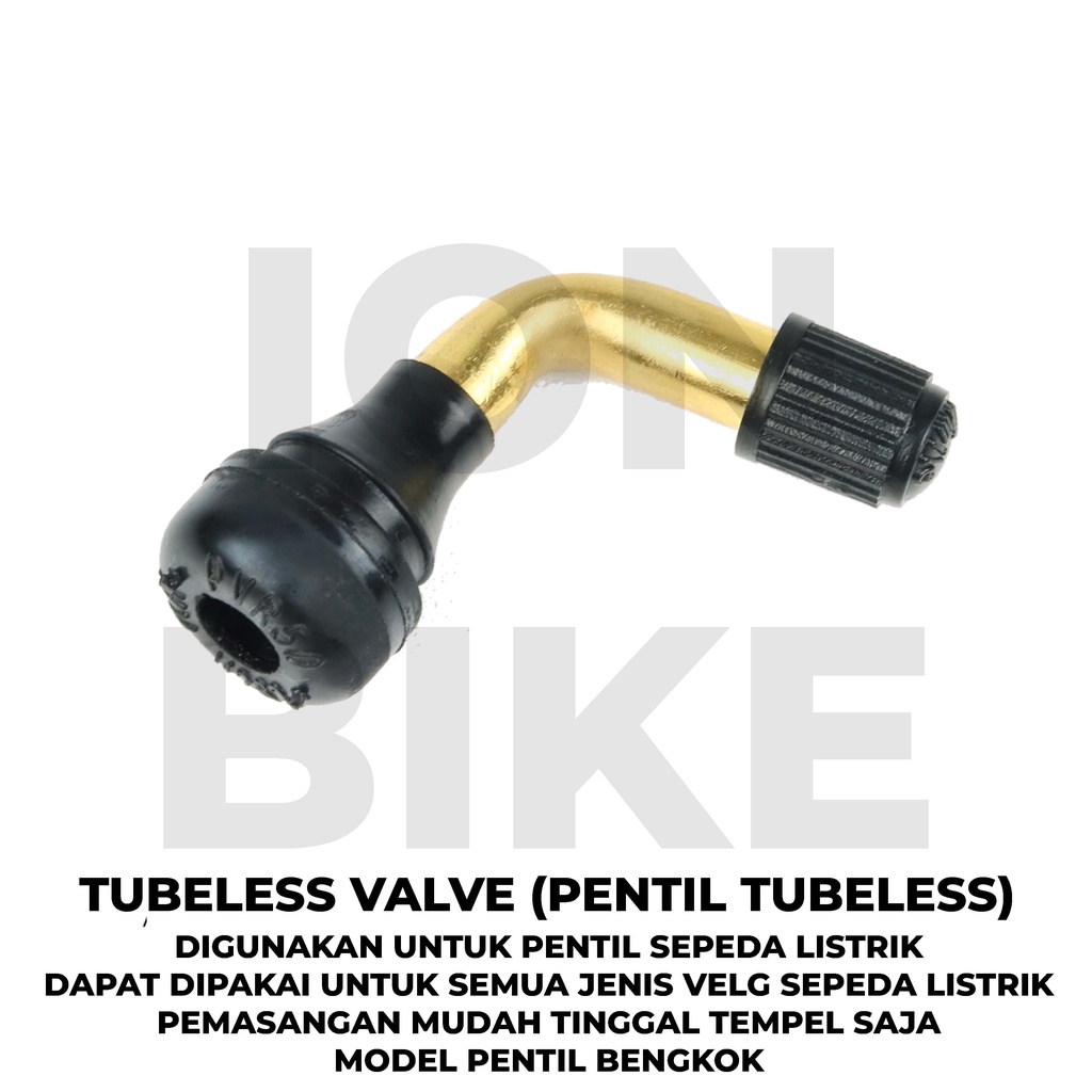Jual Pentil Tubeless Sepeda Listrik Tube Less Valve Elektrik Pentil ...