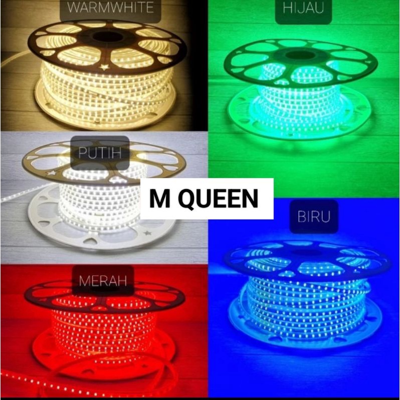 Jual LAMPU LED STRIP HINOMARU / LED SELANG 100 METER + 5 COLOKAN ...