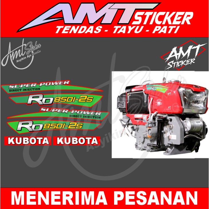 Jual Stiker kubota RD 85DI-2s - Stiker Kubota - Stiker Traktor | Shopee ...