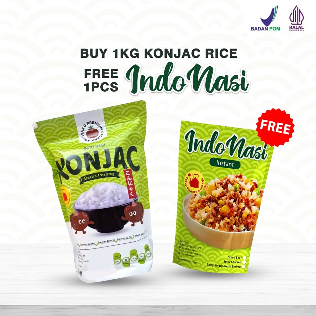 Jual Konjac Rice Beras Porang / Shirataki / Nasi Sehat Diet 1KG ...