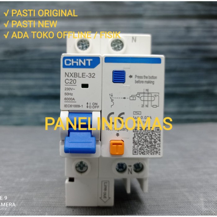 Jual RCCB ELCB RCBO + MCB CHINT NXBLE-32 NXBLE32 1P+N 16A 6KA ORIGINAL ... Jual RCCB ELCB RCBO + MCB CHINT NXBLE-32 NXBLE32 1P+N 16A 6KA ORIGINAL ...