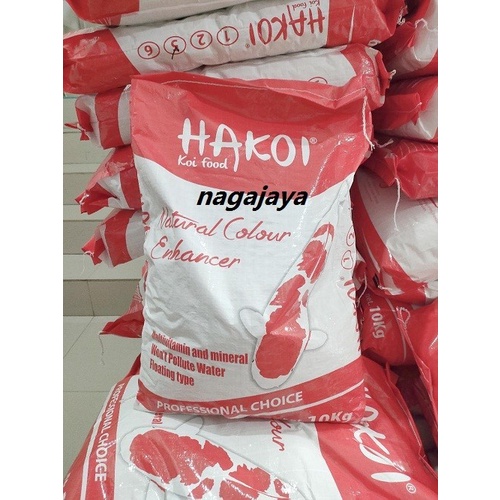 Jual Pelet Hakoi natural color enhancer pakan ikan koi 2 mm 10 kg ...