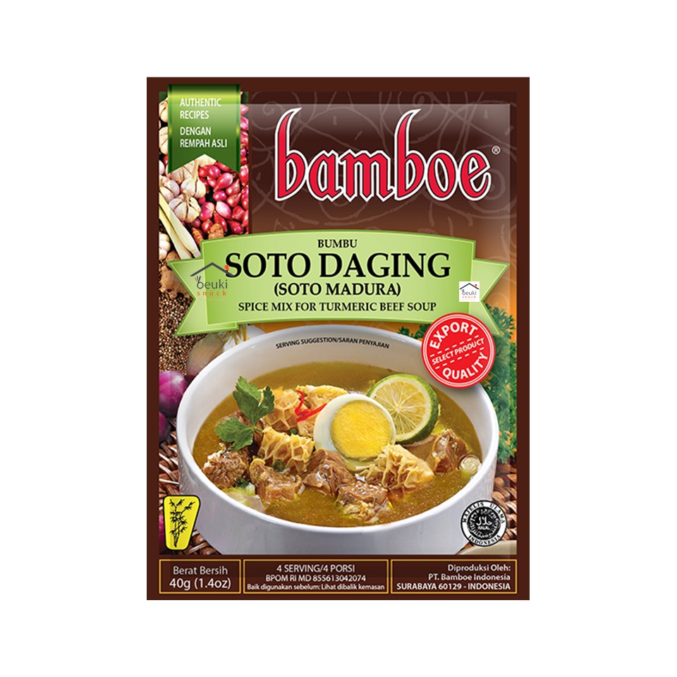 Jual Bamboe Soto Daging Bumbu Masakan Khas Indonesia | Shopee Indonesia