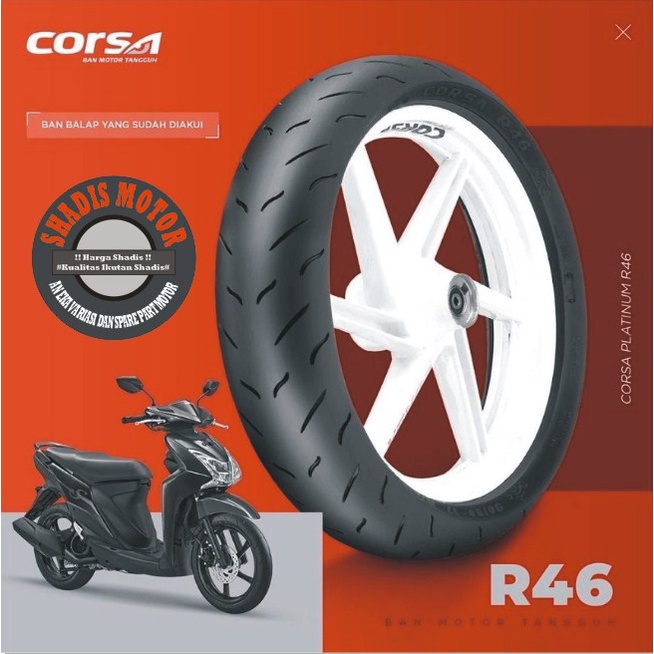 Jual Ban Motor Merk Corsa Tubeless Tipe R46 Ukuran 150/60 Ring 17 Ban ...