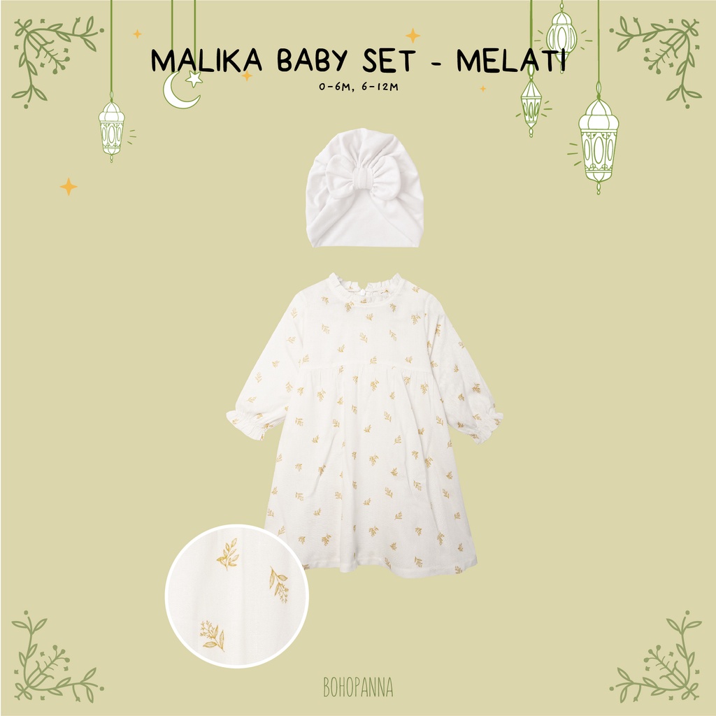 Jual BOHOPANNA - RAYA COLLECTION - MALIKA BABY SET - Baju Muslim Anak - Baju Muslim Anak ...